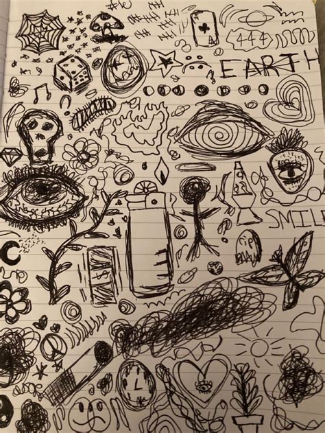 Bro Doing Random Doodles Is So Fun Book Art Psychedelic Drawings