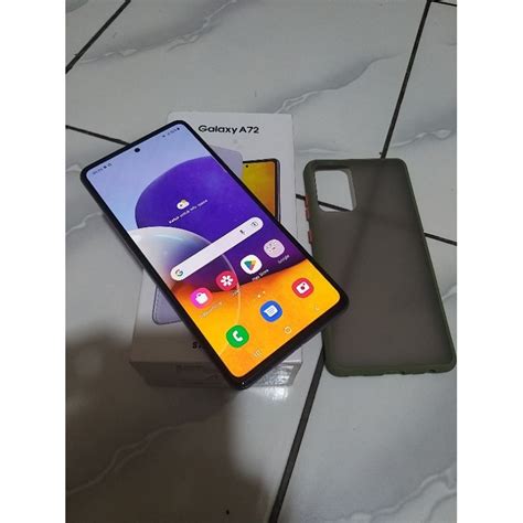 Jual Samsung A72 8 256gb Resmi SEIN Fullset Second Original Termurah