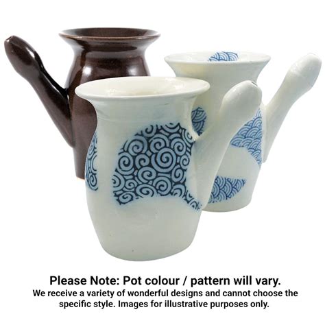 Nasal Cleansing Neti Ceramic Pot Body In Tune