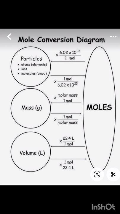 Mole Conversion Diagram ️ Youtube