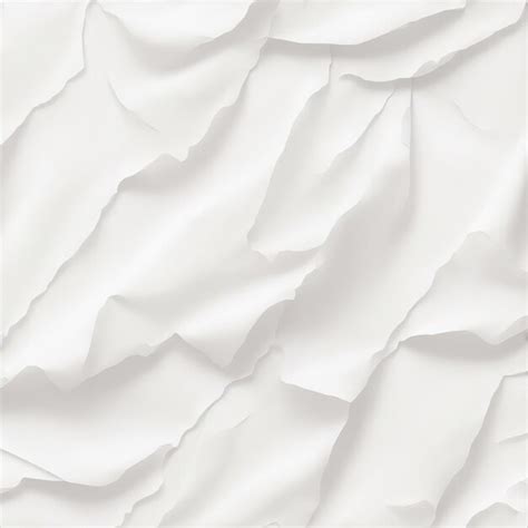 Premium Ai Image White Crumpled Paper Background Texture Pattern