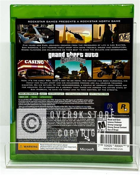 Grand Theft Auto San Andreas Xbox Grand Theft Auto San Andreastm