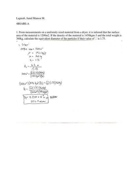 Laguiab Size Reduction Calculation Pdf