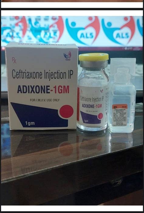 Adixone Ceftriaxone Injection 1 Gm At Rs 60 Vial In Jhansi Id