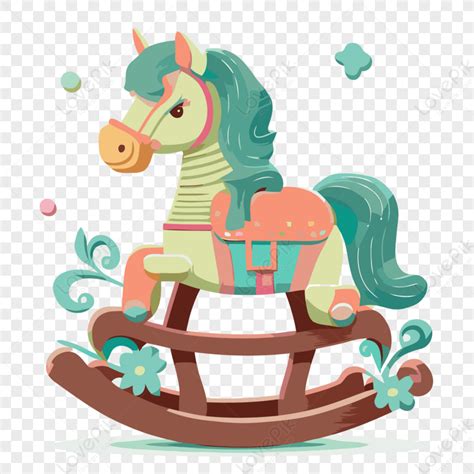 ม้าโยก เวกเตอร์สติ๊กเกอร์การ์ตูน Png สำหรับการดาวน์โหลดฟรี Lovepik