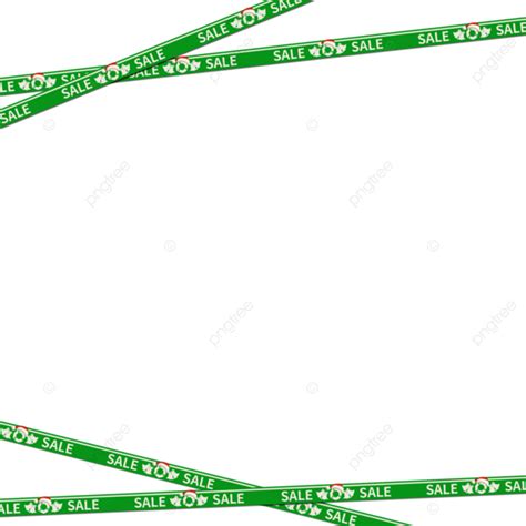 Promoción De Navidad Verde Elementos De Borde Irregular De Dibujos