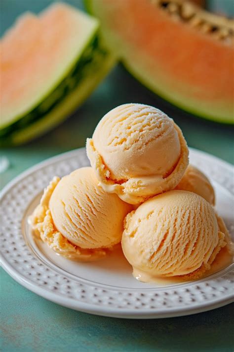 Melon Ice Cream Recipe Creamy And Refreshing Summer Treat