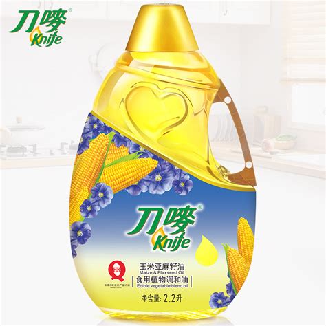 刀唛玉米亚麻籽油22l2食用油植物油家用调和油虎窝淘