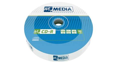 MYMEDIA CD R lemez 700MB 52x 10 db zsugor csomagolás MYMEDIA by