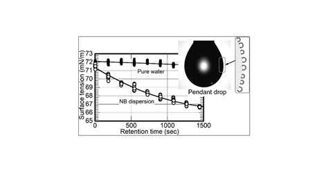 Decrease In The Surface Tension Of Nanobubble Dispersion In Water Results Of Surface Excess Of