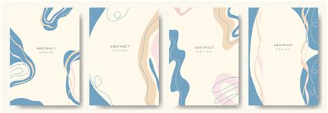 현대 추상적 배경최소한의 트렌디 한 스타일 다양한 모양은 배경 카드 인사말 벽지 브로셔 전단지 초대 및 기타에 좋은 디자인 템플릿을 설정합니다 벡터 일러스트레이션 0명에