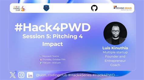 Luis Kinuthia 🤓 On Linkedin Hackathon Hack4pwd Hack4series