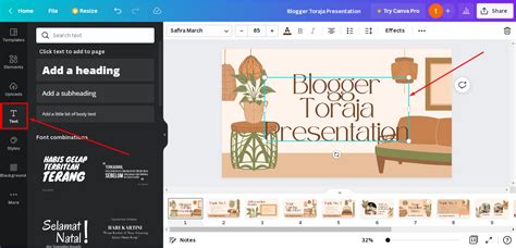 Cara Membuat Presentasi PowerPoint PPT Di Canva Blogger Toraja