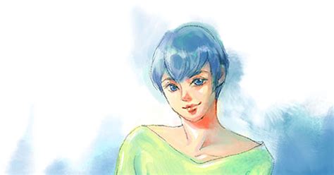藍色 Girl Lotteのイラスト Pixiv