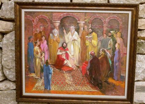 Покръстването на цар Борис Двор на кирилицата