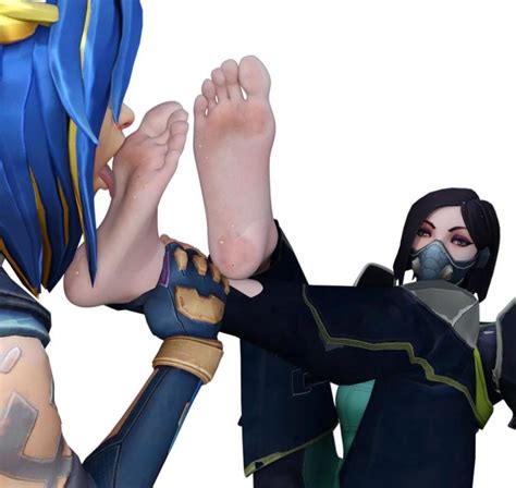 Rule 34 Feet Female Foot Fetish Foot Worship Neon Valorant Riot