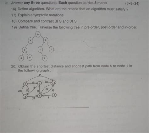 Iii Answer Any Three Questions Each Question Carries 8 Marks3×824