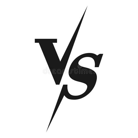 Vs Versus Logo Fight Clipart Stock Vector Illustration Of Fighter