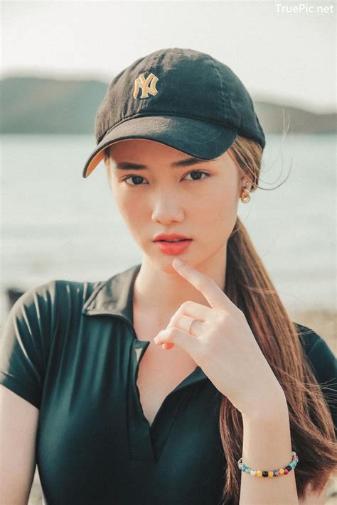 Miss Teen Thailand Kanyarat Ruangrung Black Swimsuit