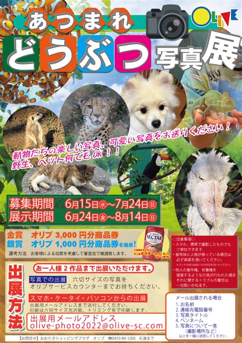 オリブ おおたきショッピングプラザのイベント情報、店舗からのお知らせ、ショッピングガイドをご紹介いたします