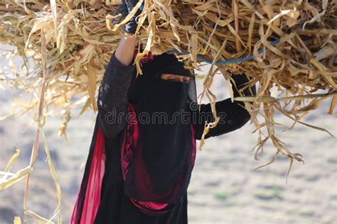 The Suffering Of Yemeni Women Due To The War Editorial Stock Image