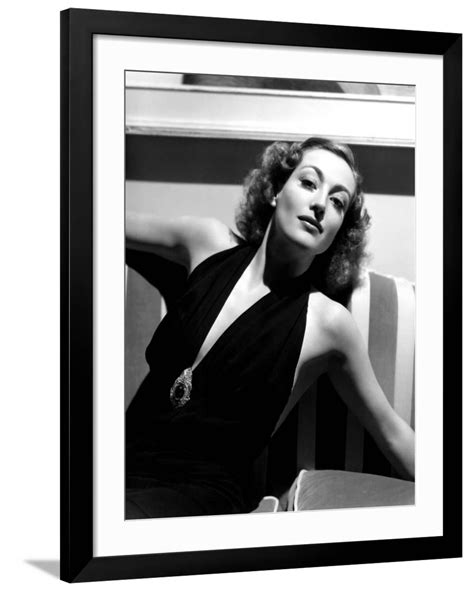 Joan Crawford 1936 Photo By George Hurrell Black Frame Wall