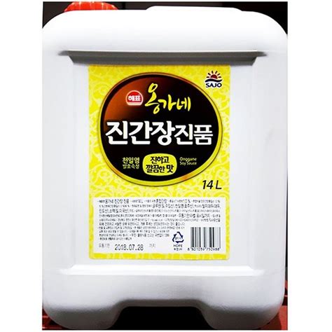 진간장 옹가네 14l 홈플러스 택배배송