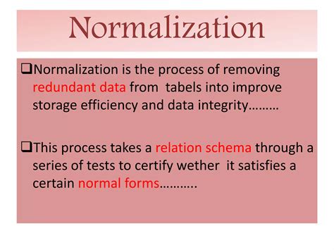 Normalization 1 Nf2nf3nfbcnf Pptx