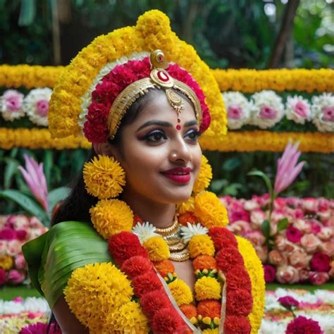 Hinduism Onam Background Image Premium Ai Generated Image
