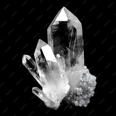 Quartz Crystals With 8 Quartz Hexagonal Shape With Clear Col Gemstone