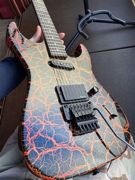 1989 Charvel Model 3dr Lava Crackle Charvel Jackson Japan