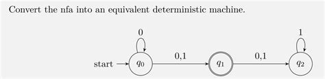 solved convert the nfa into an equivalent deterministic