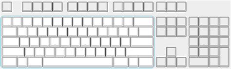 Printable Computer Keyboard Layout