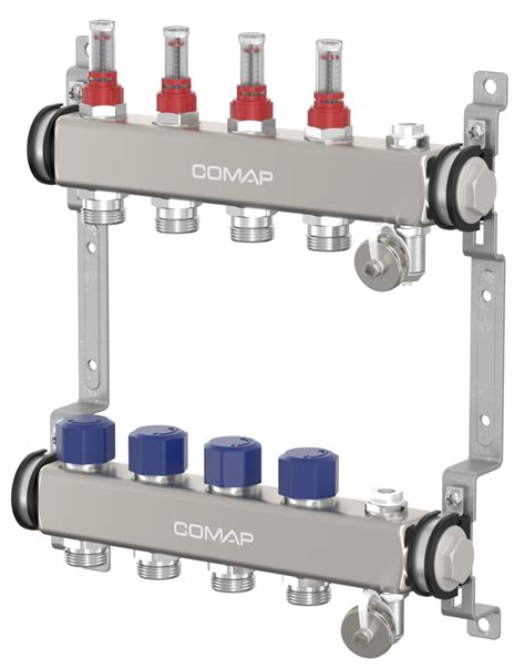 ᐉ Колектор розподільчий з витратомірами Comap G 1 F на 8 контурів G 3