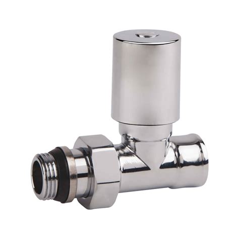 Кран радиаторный SD Forte 1/2" с антипротечкой прямой хром SF237W15 ...