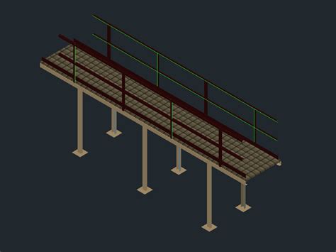 Platform In Autocad Download Cad Free 620 39 Kb Bibliocad