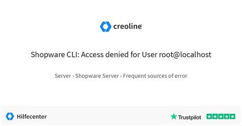 Shopware Cli Access Denied For User Rootlocalhost