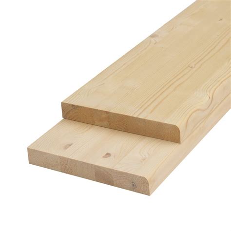 Ecowood • ნაძვი ფიჭვის კიბის საფეხური 40x300x1200 Ab