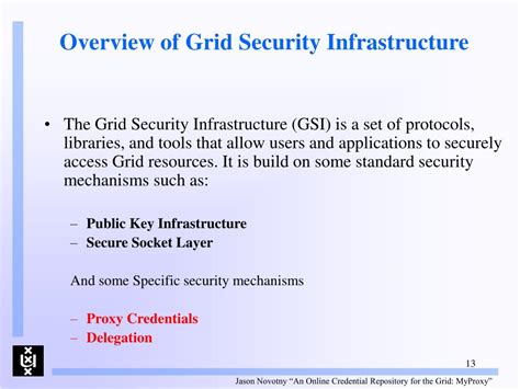 PPT Grid Security Infrastructure PowerPoint Presentation Free Download ID