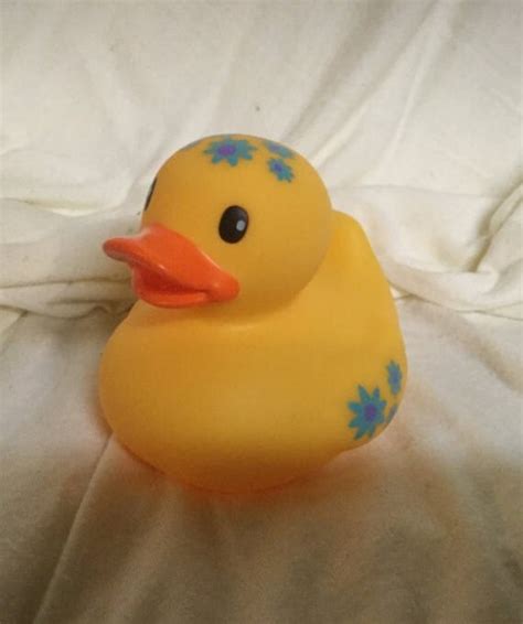 Rubber Ducky 1 Yellow Daisy Rubber Ducky Infantino By Luvaduckie