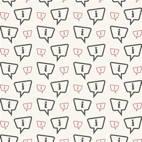 Premium Vector Information Icon Trendy Colorful Repeating Pattern