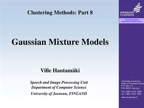 Ppt Gaussian Mixture Models In Clustering Explained Detailedly
