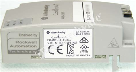 Plc Hardware Allen Bradley 440c Enet Guardmaster Ethernet Plug In Module
