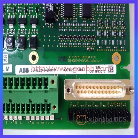 gcd207b101 abb distributed control system industrial dcs module card abb xiongba