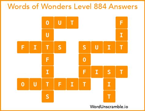 Words Of Wonders Level 884 Answers