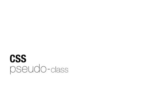 Css Dasar 8 Pseudo Class Pdf
