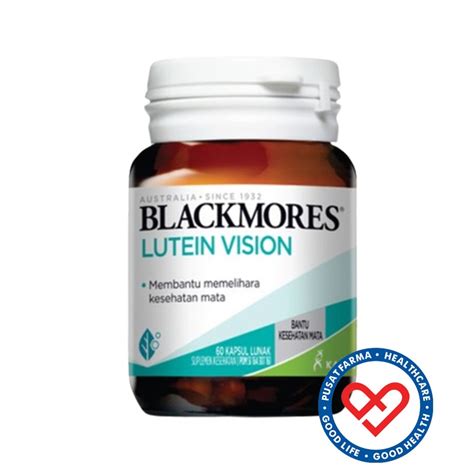 Jual Blackmores Lutein Vision 60 Kapsul Suplemen Untuk Kesehatan Mata Shopee Indonesia