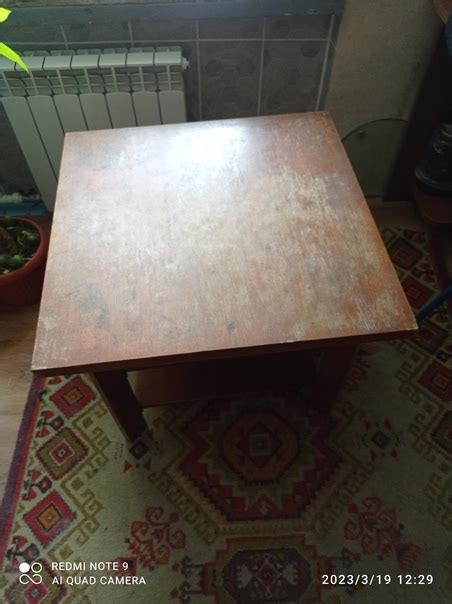 Продам журнальный столик состоянии б у длина столешницы 70х70 см высота 55 ДОСКА ОБЪЯВЛЕНИЙ