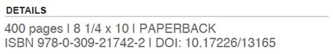 About Digital Object Identifiers DOIs The National Academies Press