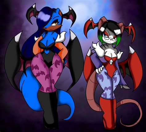 punky and kimchi as Morrigon and Lilith by Cyberpunkygoose on DeviantArt